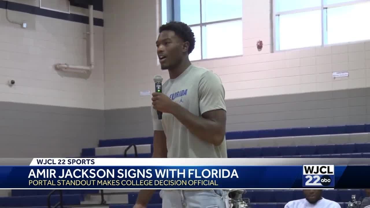 Amir Jackson signs with UF - YouTube