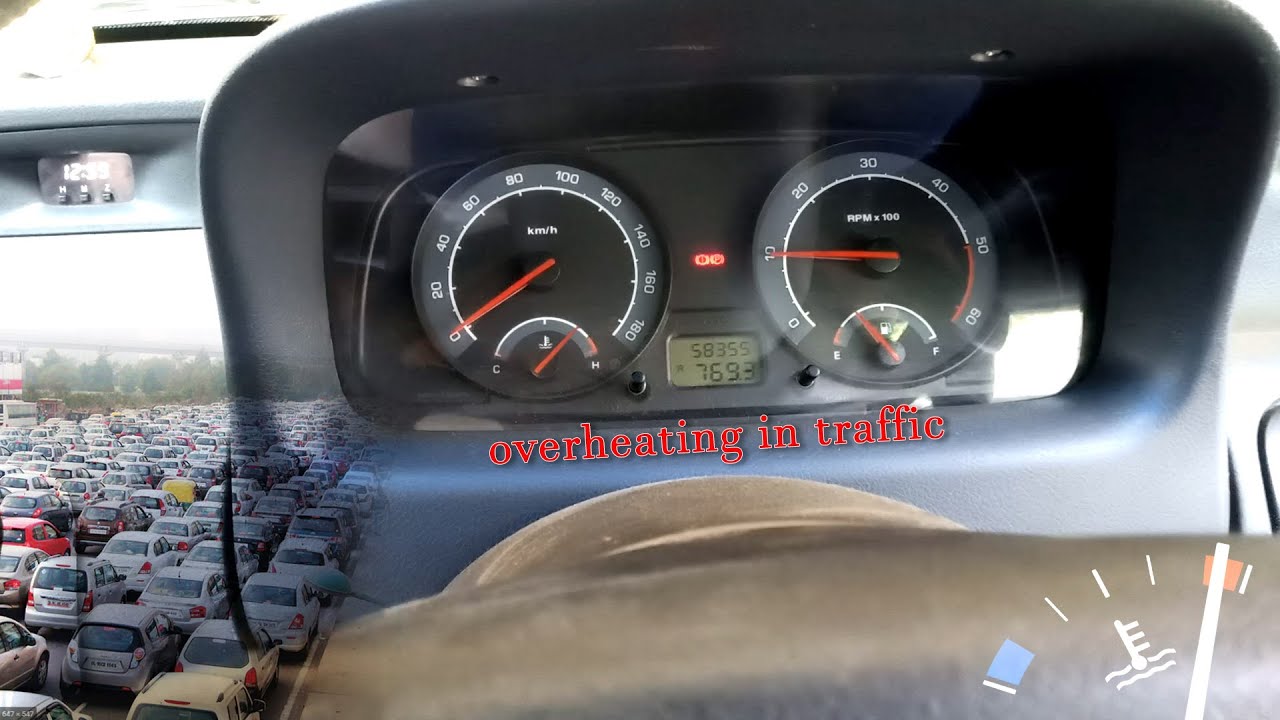 How to solve tata indica overheating in traffic - YouTube