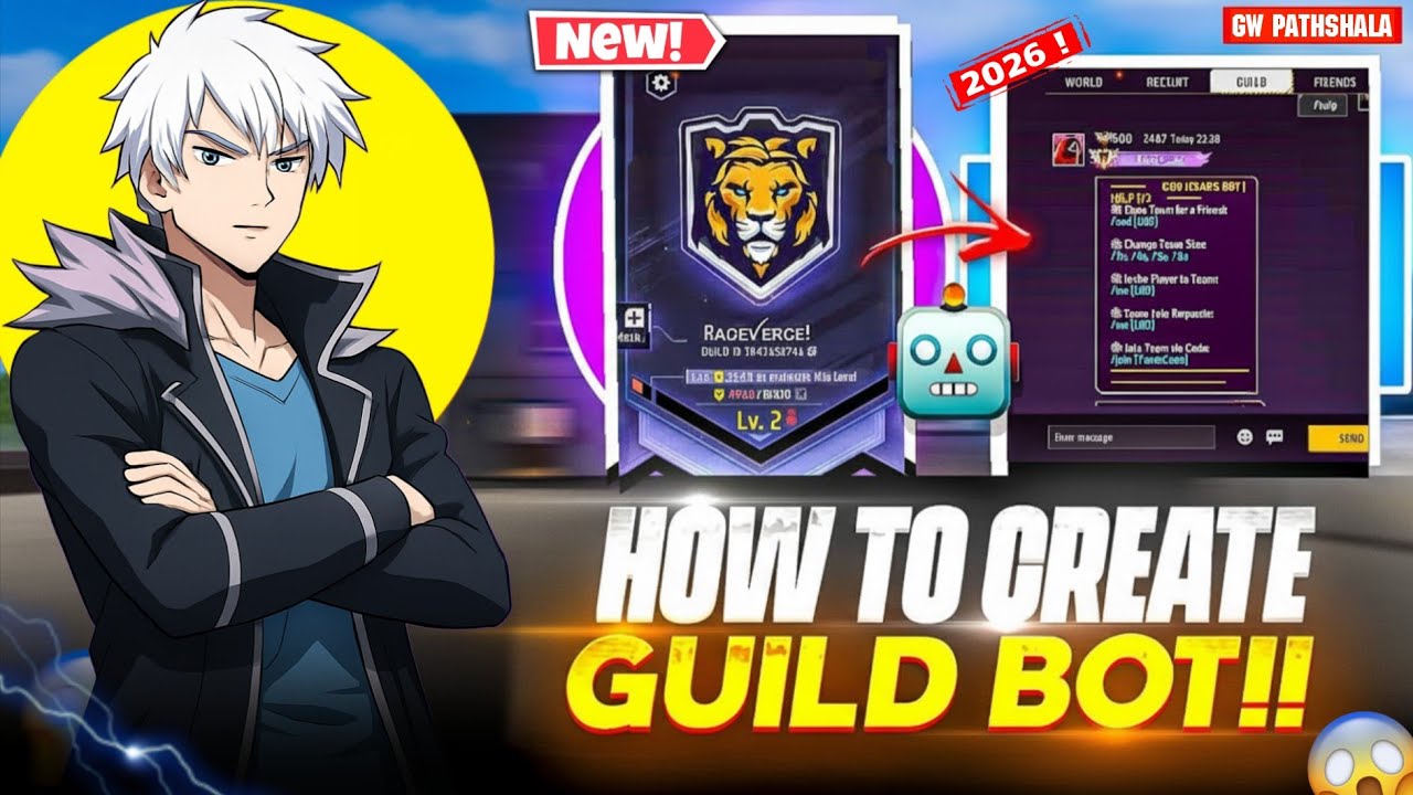 Free Fire Guild Glory Glitch 2026 🔥 | New Bot Website Revealed ! - Gw ...