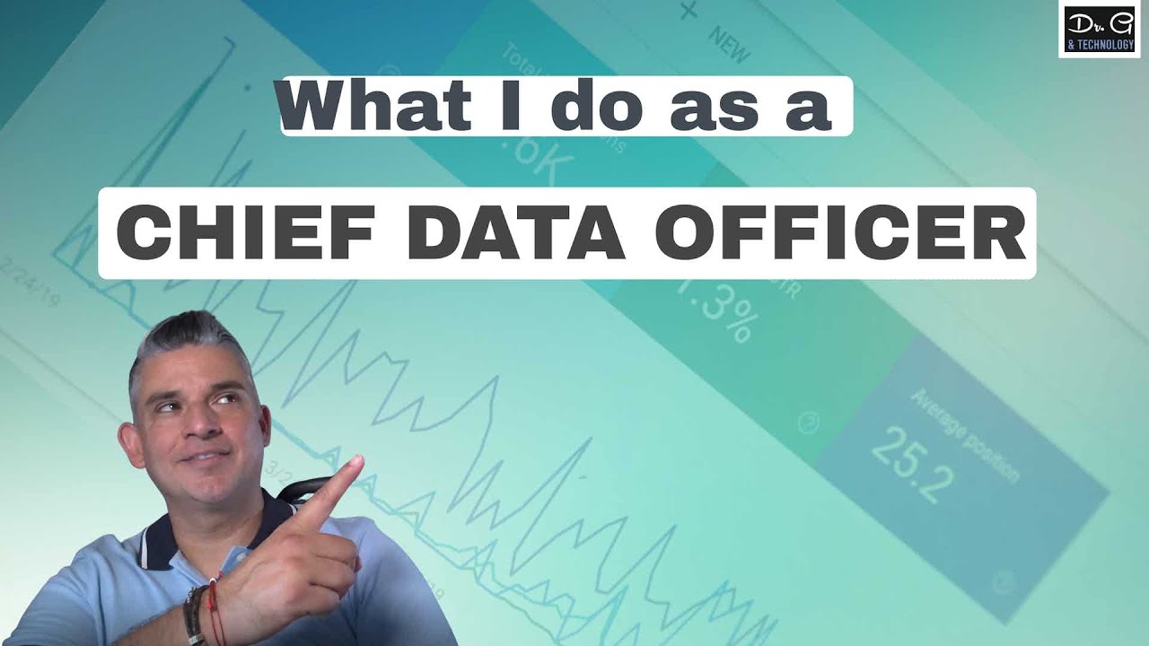 What I do as a Chief Data Officer (CDO) | Amazon | AWS | Oracle ...