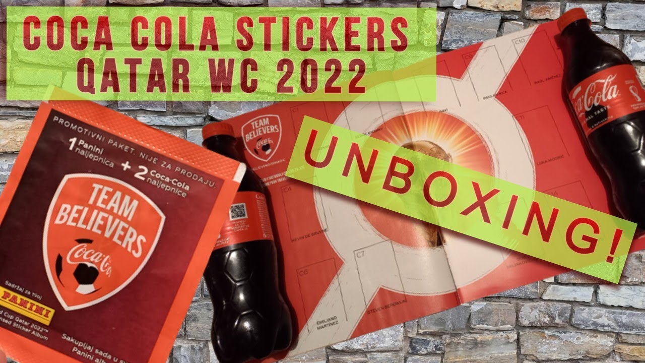 Coca Cola Qatar sličice UNBOXING [FIFA World Cup Qatar 2022] - YouTube