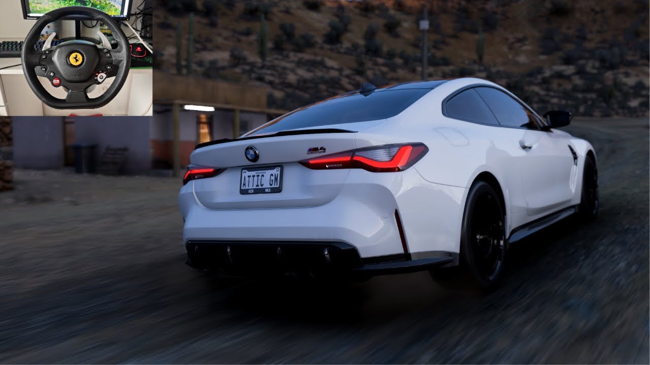 BMW M4 G82 l Forza Horizon 5 l Thrustmaster T80 Ferrari - YouTube