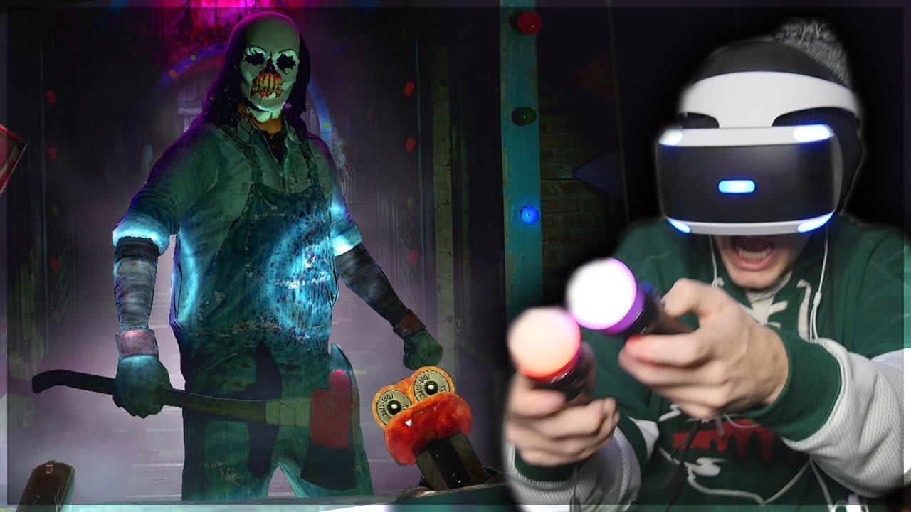 PLAYING THE SCARIEST GAME EVER - Virtual Reality Rush of Blood PS4 ...