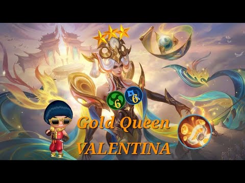 Chou Skill1 Full Elementalist Mage VALENTINA GOLD Queen magicchess ...