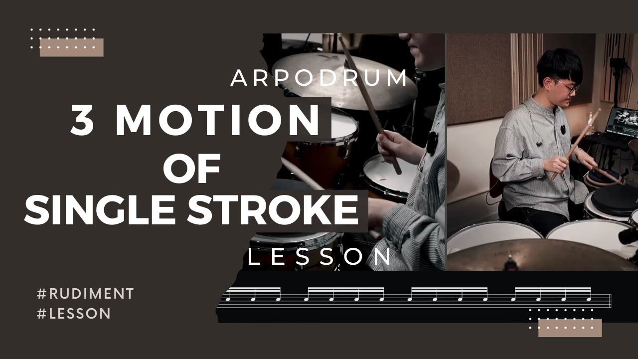 Single Stroke單擊的三個形態｜很多人做不好的細節 - YouTube