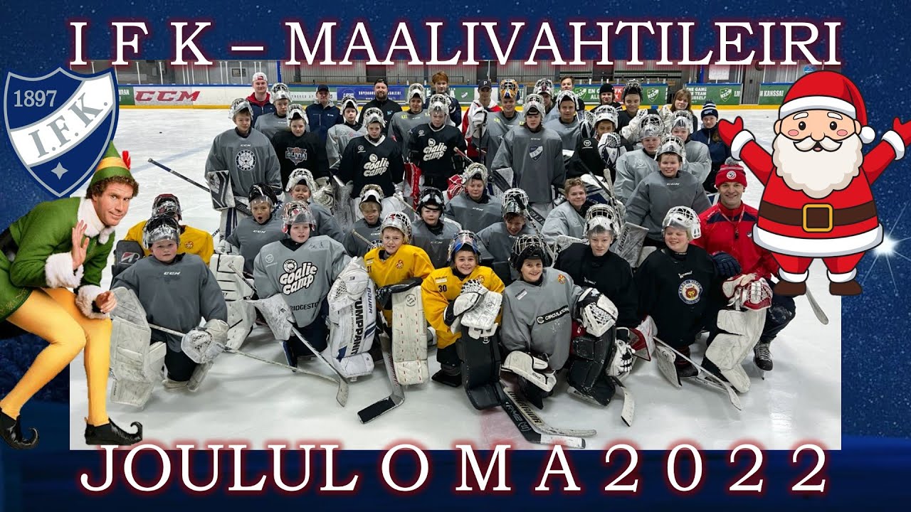 IFK-maalivahtileiri joululoma 2022 | IFK Helsinki Goalie Camp Christmas Holiday 2022 - YouTube