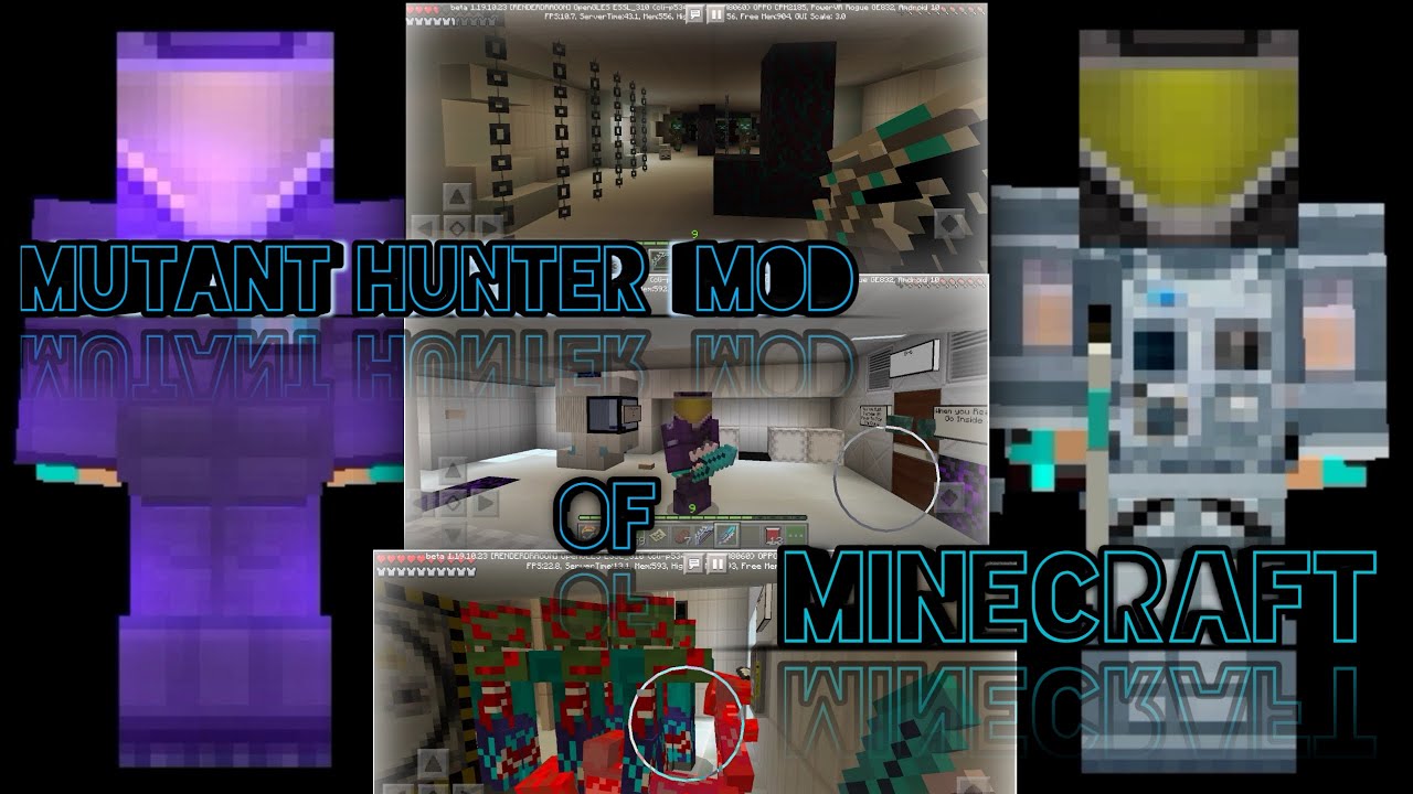MUTANT HUNTER MOD OF MINECRAFT - YouTube