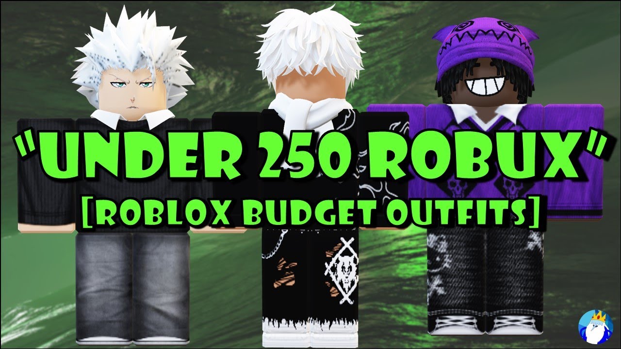 20 “Under 250 Robux” Roblox Budget Outfits - YouTube