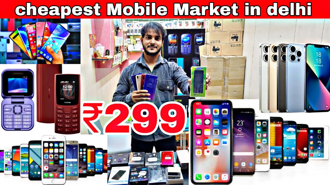 Cheapest mobile market in delhi gaffar market |mobile market in Karol ...