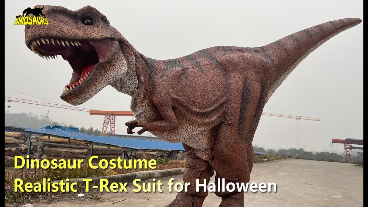 Realistic T-Rex Suit for Halloween | Dinosaur Costume - YouTube