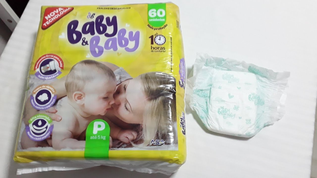 Fralda boa e barata, Fralda descartável Baby e baby Resenha. - YouTube