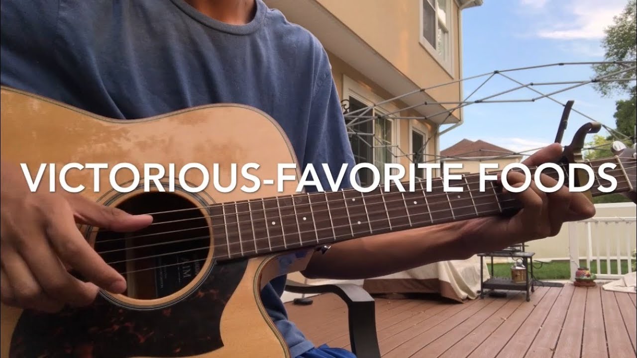 Favorite Foods | Diddly Bops - Victorious | Fingerstyle Guitar - YouTube