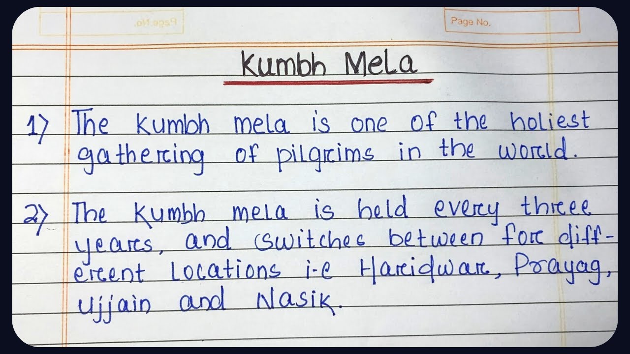 10 Lines on Kumbh Mela in English | Essay on kumbh mela in English ...