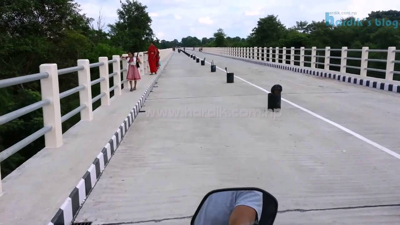Kothiyaghat life over the Bridge (उदघाटन पूर्व) - YouTube