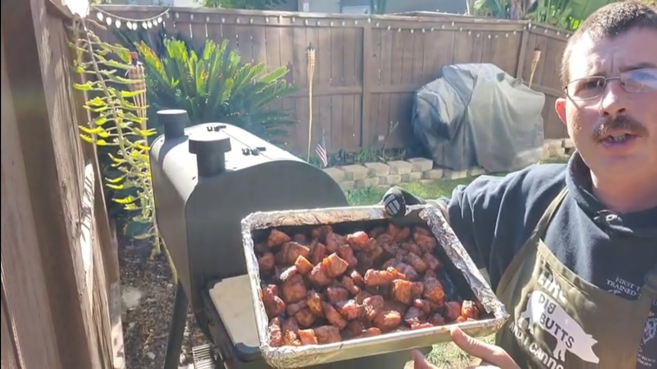 Pork Chop Burnt Ends with Walter - YouTube