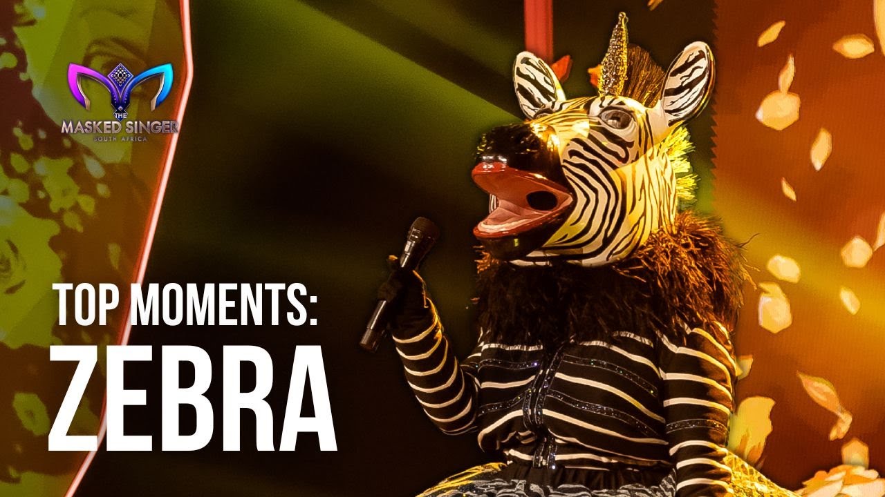 Zebra's Top Moments on The Masked Singer South Africa 🦓💘 - YouTube