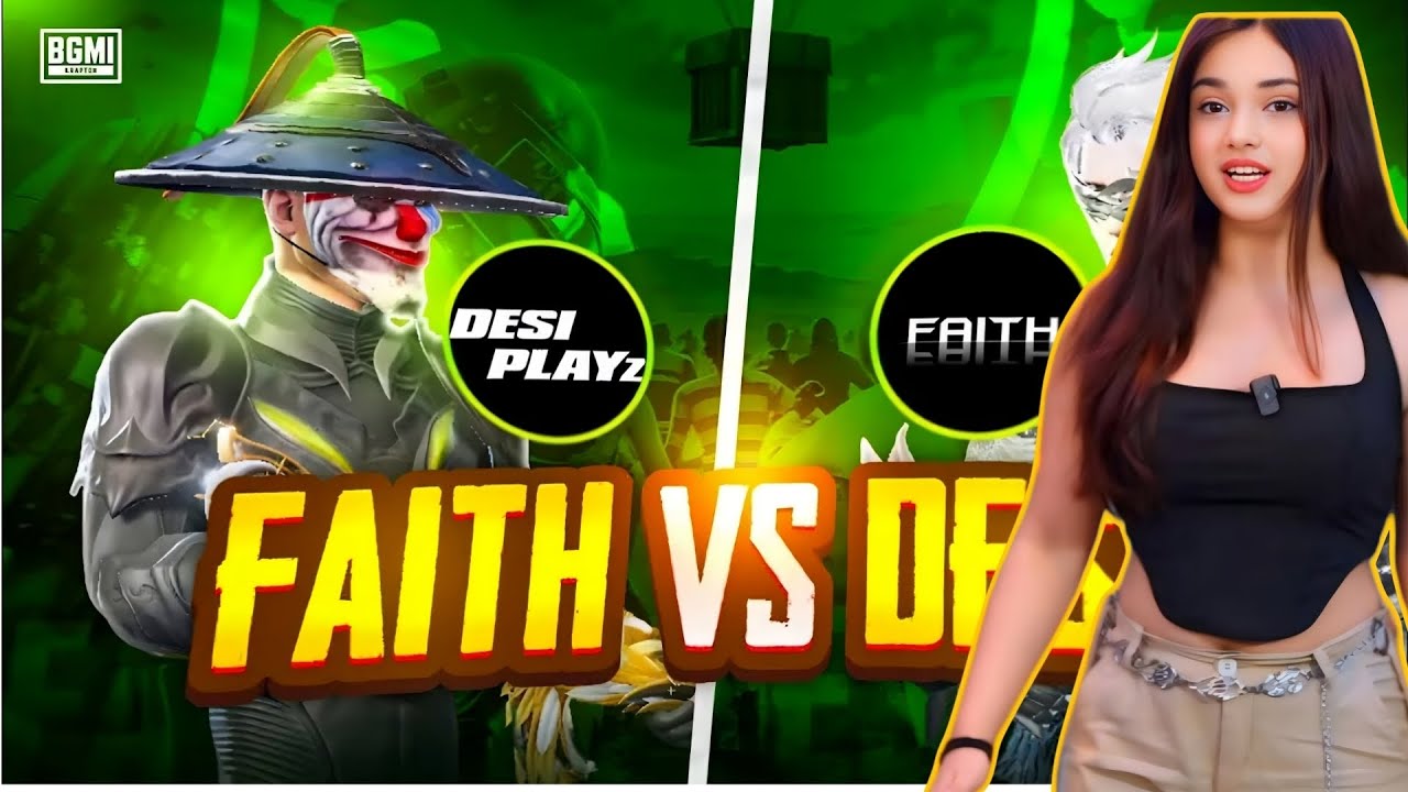 FAITH VS ME || 1V2 CHALLENGE 😱 || FAITH GAMING || DESHI PLAYZ || PUBG ...