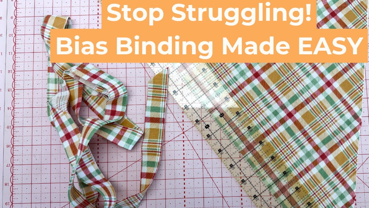 How to Make Perfect Bias Binding Every Time (Beginner Friendly!) - YouTube