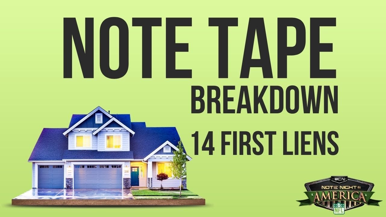 Breaking Down a Note Tape - Note Night in America #noteinvesting - YouTube
