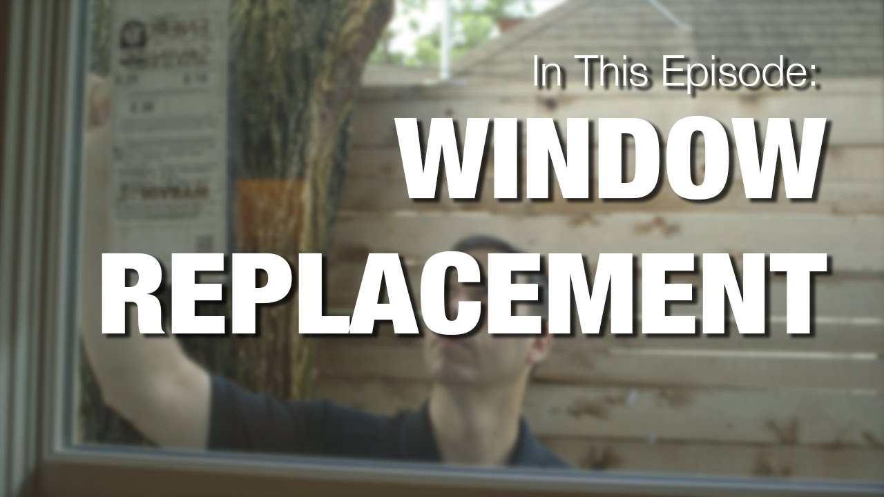 Window Replacement - How To Replace Wood Windows in Siding - YouTube
