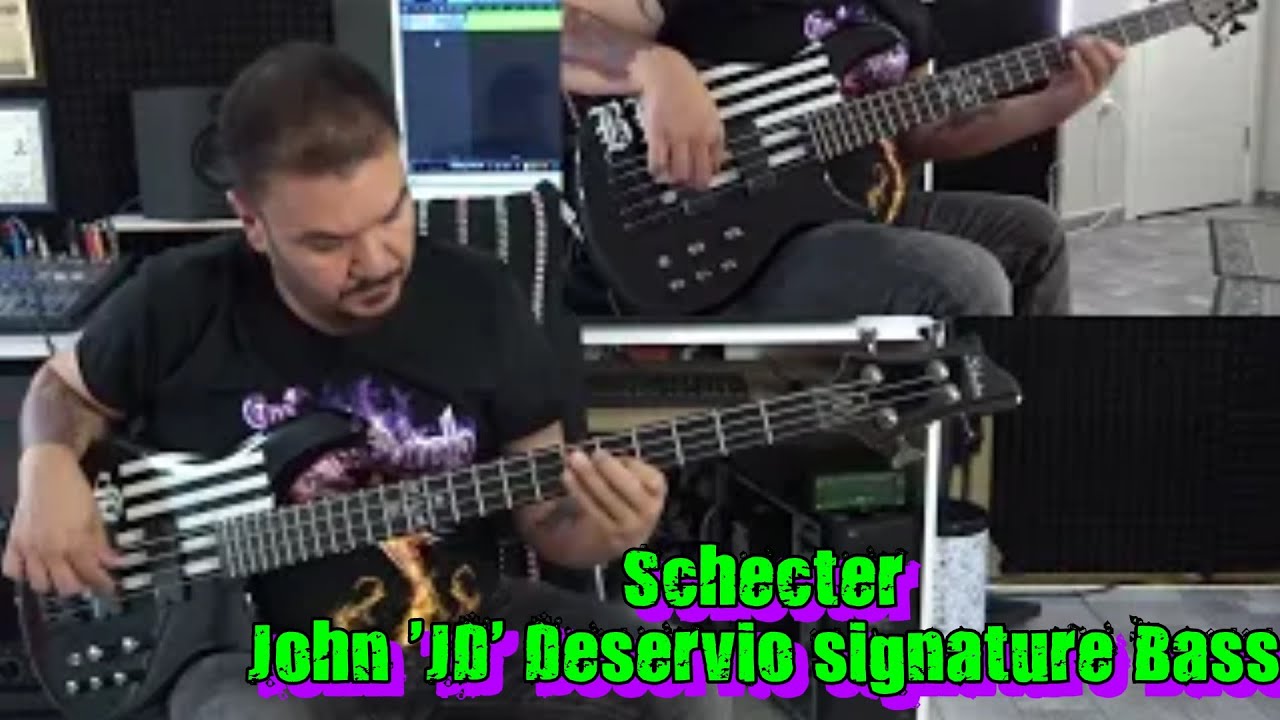 Schecter Black Label Society bassist, John 'JD' Deservio signature Bass ...