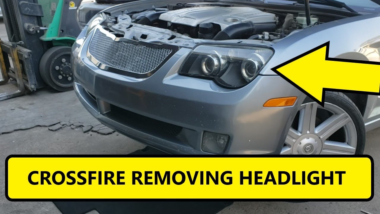 2004-2008 CHRYSLER CROSSFIRE HOW TO REMOVE LEFT HEADLIGHT - YouTube