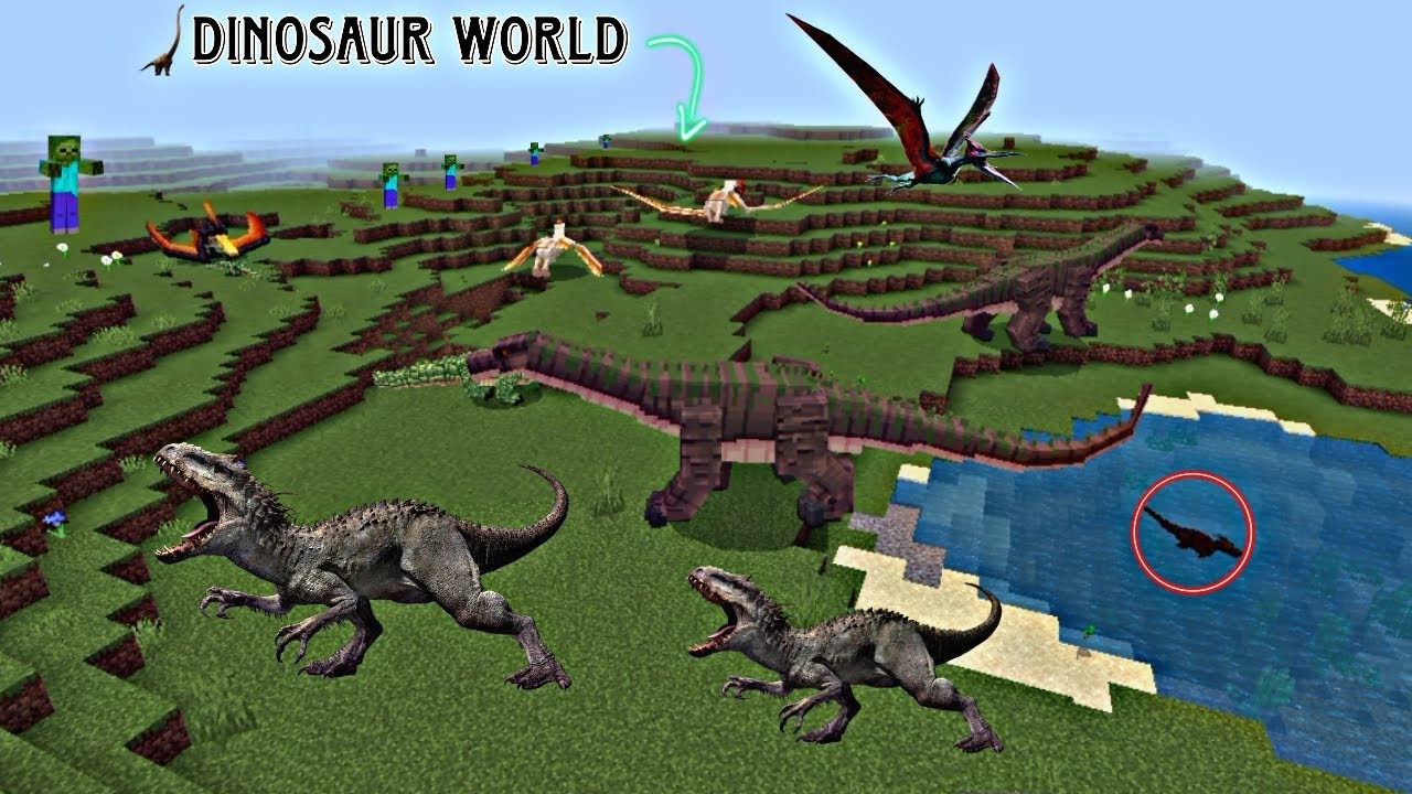 DINOSAUR 🦖🦕!! Minecraft!! - YouTube