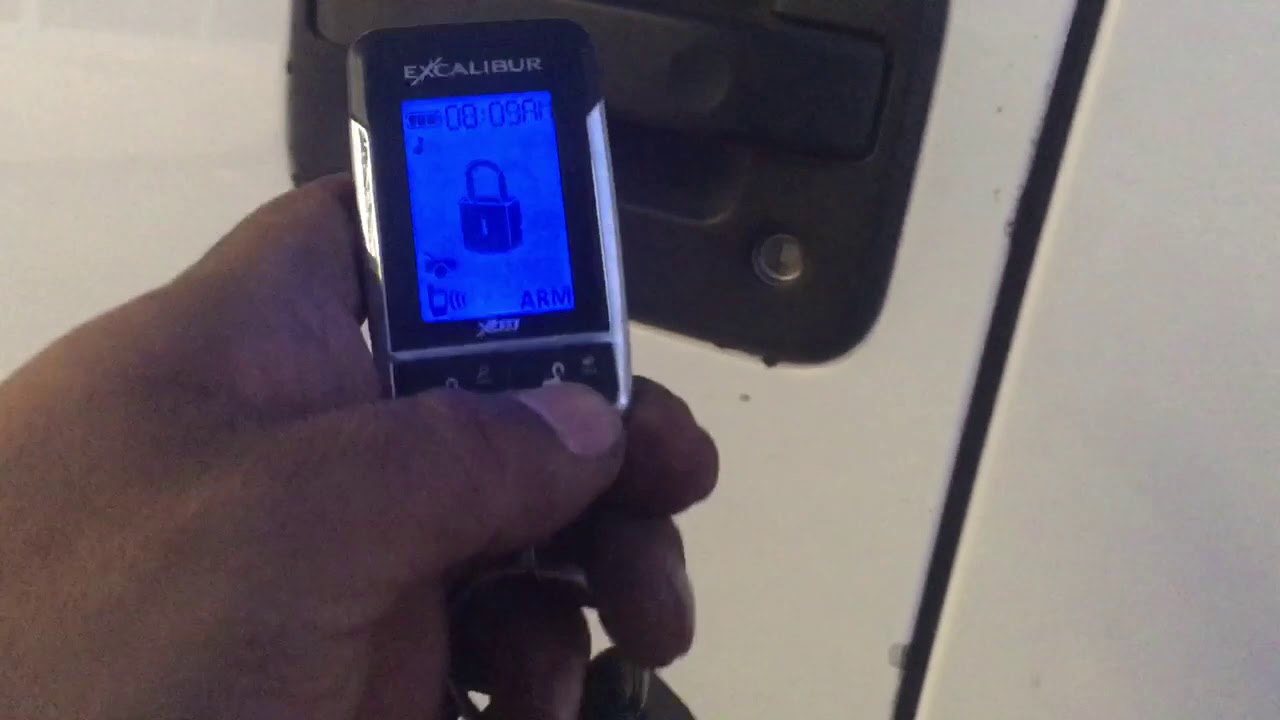 omega Excalibur remote start alarm pager. 2004-2008 Ford F-150 - YouTube