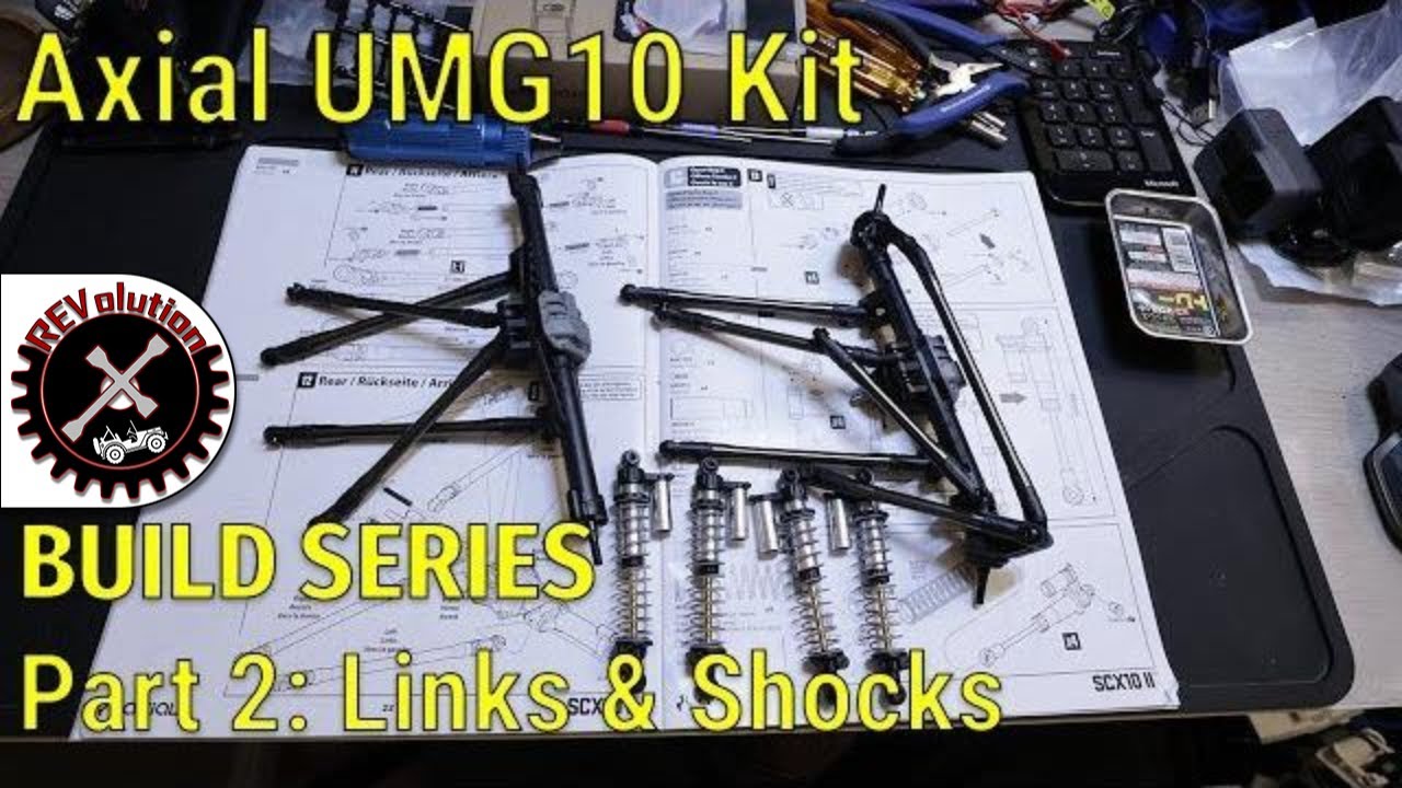 Axial UMG10 Build Series - Part 2 - Links and Shocks - YouTube