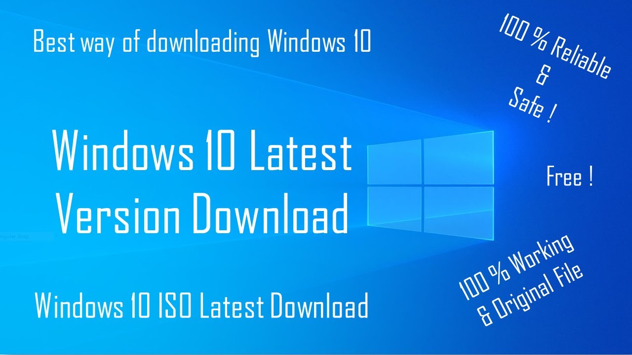 How to download Windows 10 ISO | Windows 10 downloading Simplest method ...