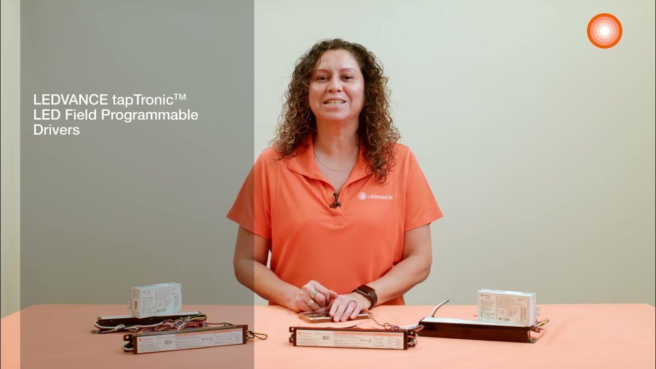 LEDVANCE tapTronic Field-Programmable LED Drivers - YouTube