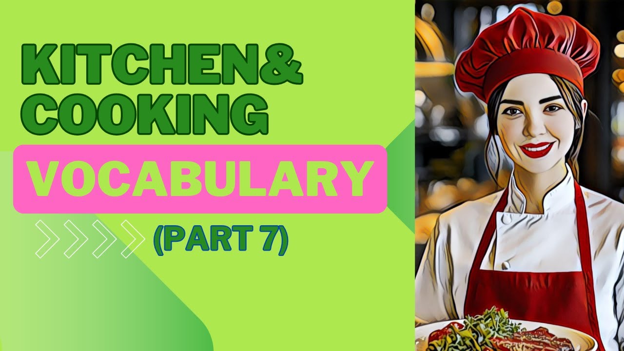 Kitchen Vocabulary(Part 7)by Ms.Sheerin #americanenglish #courses # ...