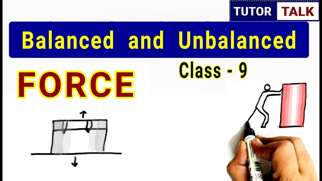 Class 9 | Balanced and unbalanced Force | Force and Laws of Motion ...