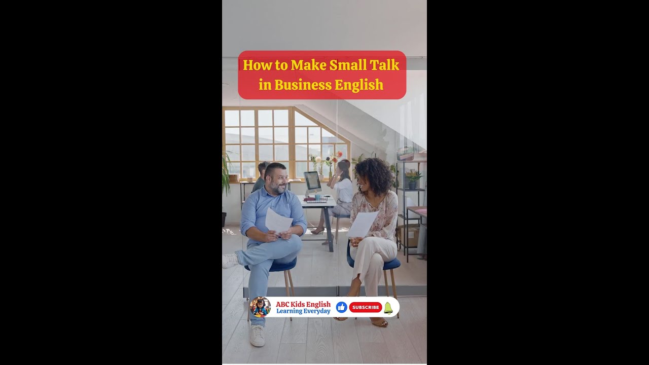 How to Make Small Talk in Business English #shorts - YouTube