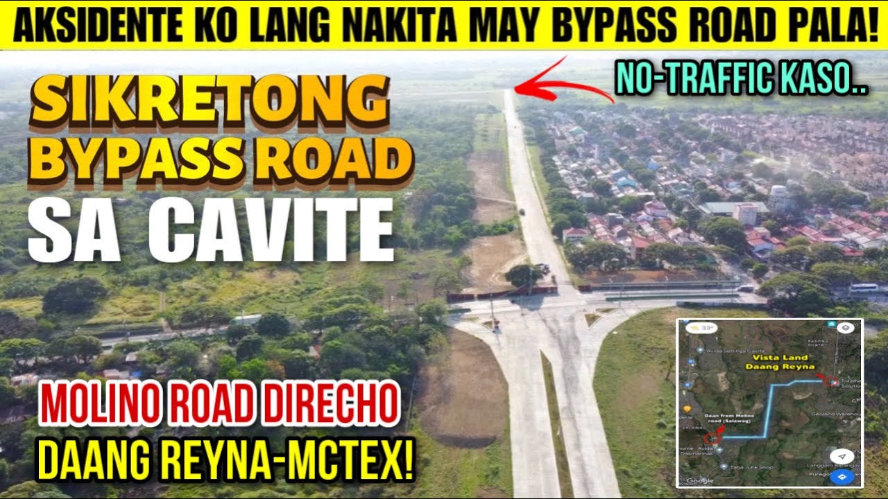 WOW ! SIKRETONG BYPASS ROAD SA CAVITE ! SAAN BA ITO ? MOLINO ROAD ...