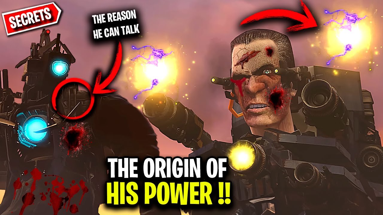 THE ORIGIN of the POWER of G-TOILET and WHY TITAN CAMERA CAN TALK 😱 ...