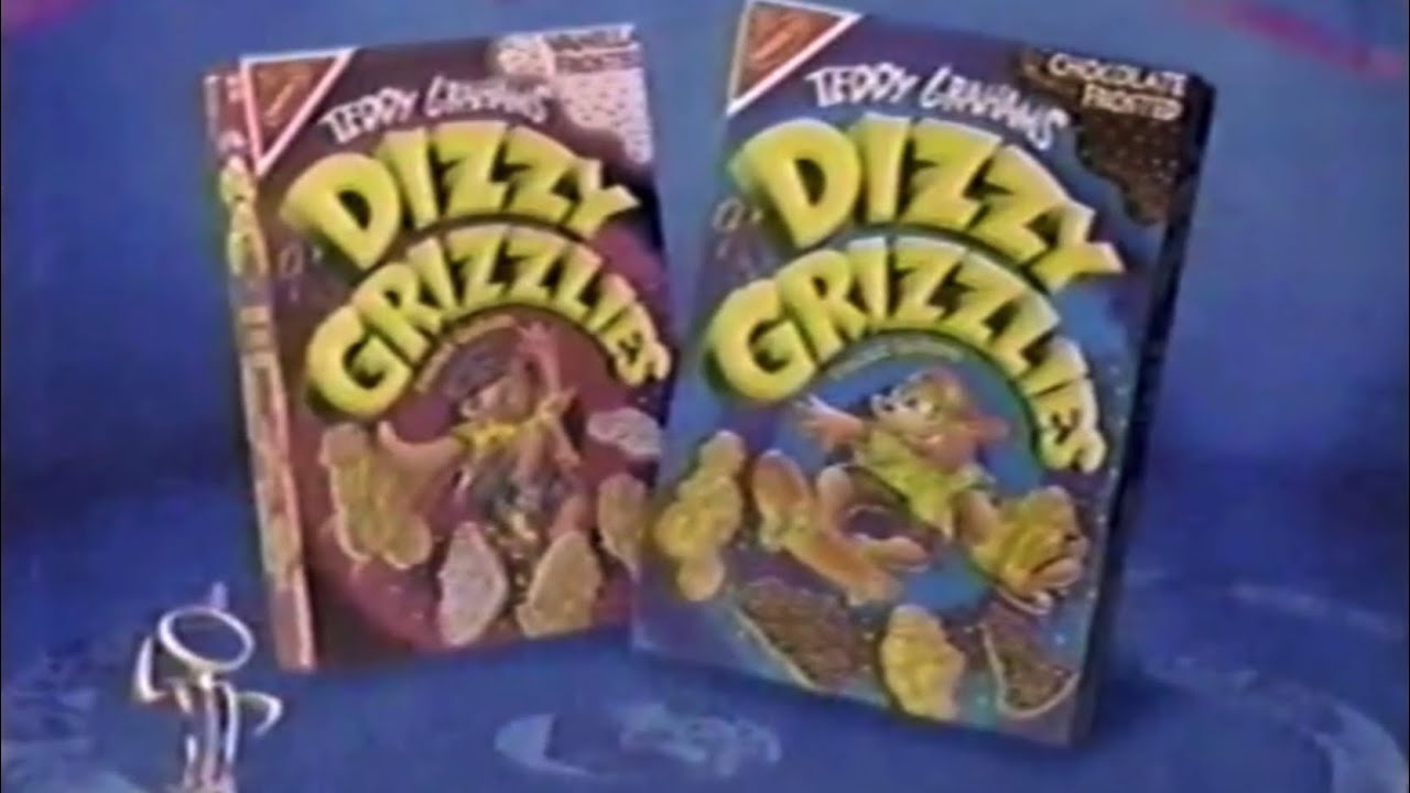 1995 Nabisco Teddy Grahams Dizzy Grizzlies Commercial - YouTube