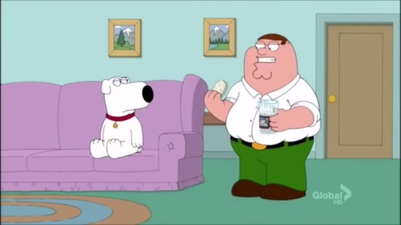 Peter Griffin eats a Rice Cake - YouTube