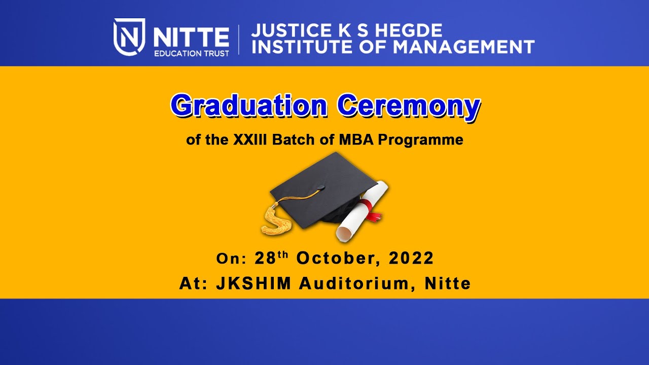 XXIII Batch Graduation Ceremony - YouTube