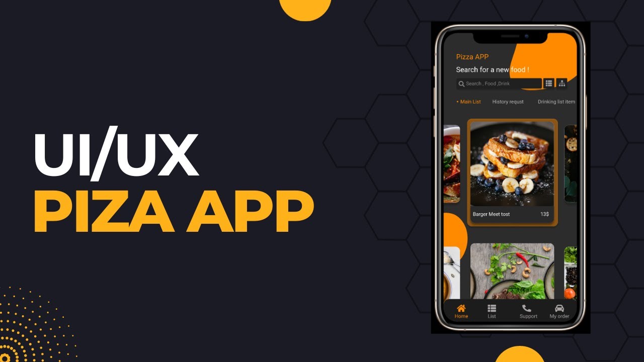 Fegma Ui Ux Design: The Best Pizza App You've Ever Tasted! | Figma ...