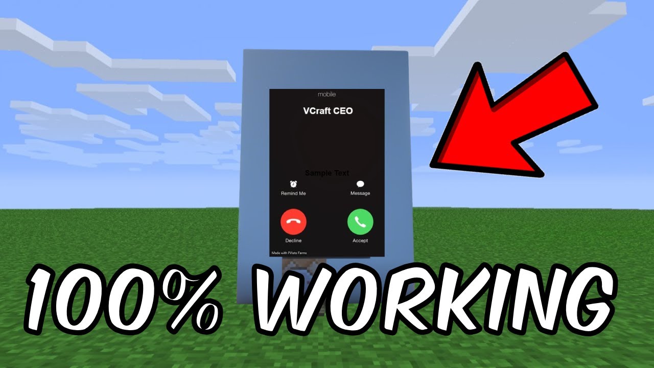 I BUILT THE FIRST MINECRAFT WORKING PHONE! - YouTube