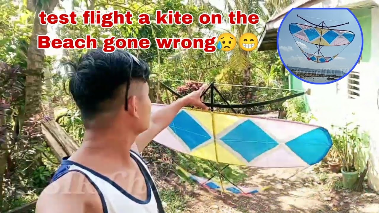 Test flight a kite on the beach pasacao caranan stampa sarimao ...