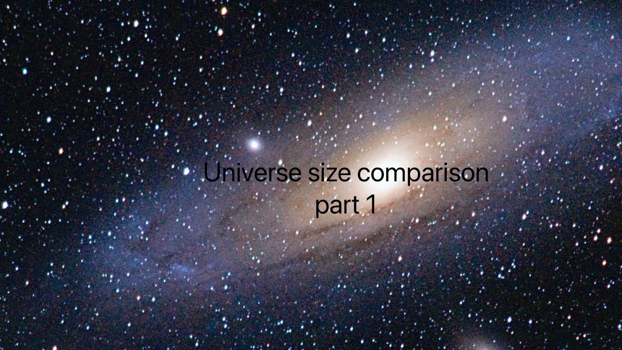 Universe size comparison part 1| Animation with diameter - SSA - YouTube