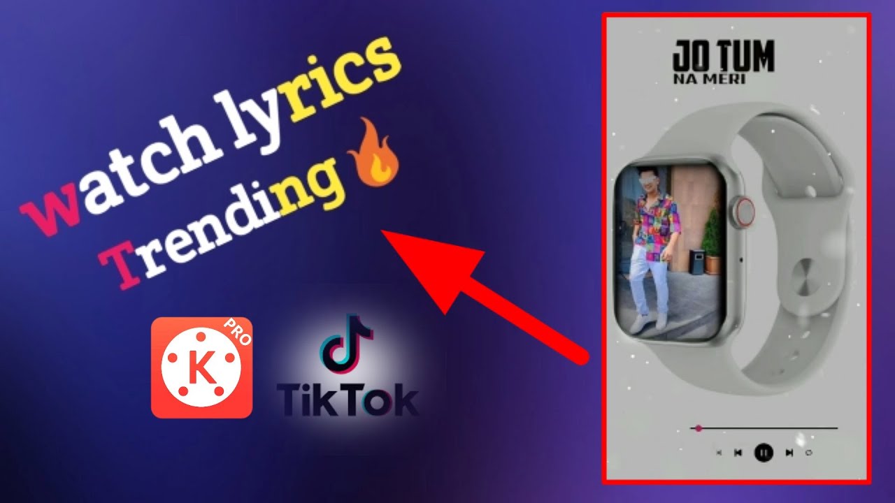 How To Make Watch lyrics Editting ll kinemaster || Newthing 4 U - YouTube