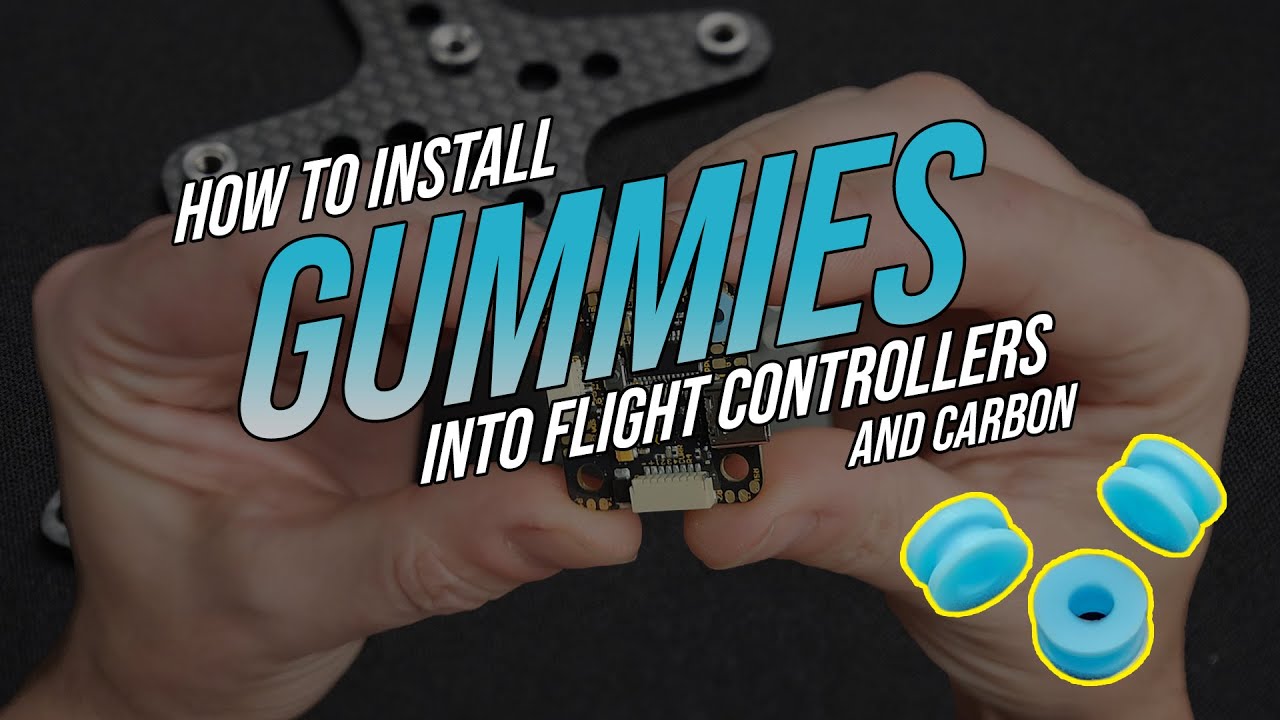 How to install Silicone Gummies into Flight controllers and Carbon ...