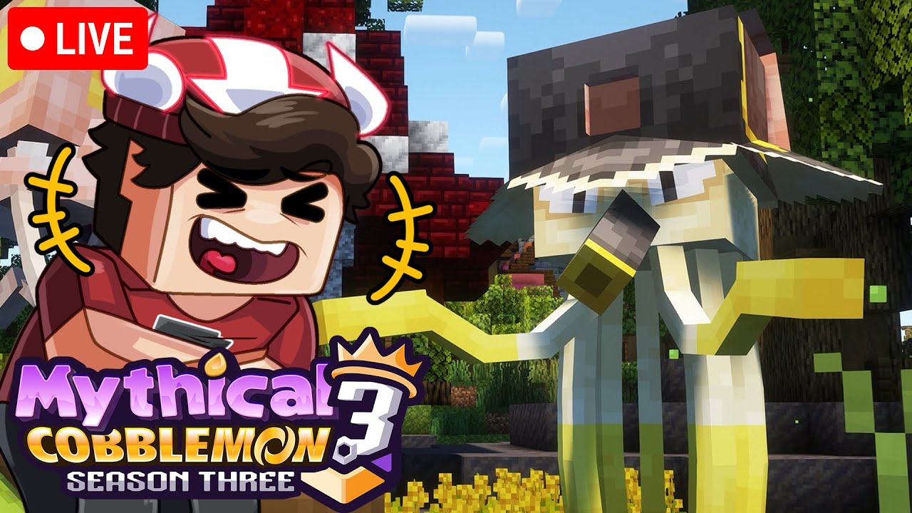 🔴 Mythical Cobblemon Season 3 PT22 - YouTube