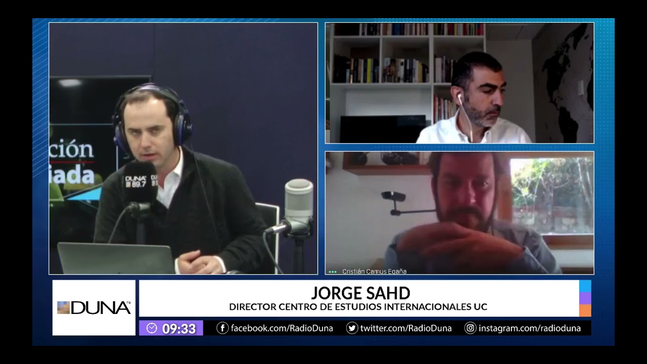 Director Jorge Sahd analiza el escenario internacional en Radio Duna ...