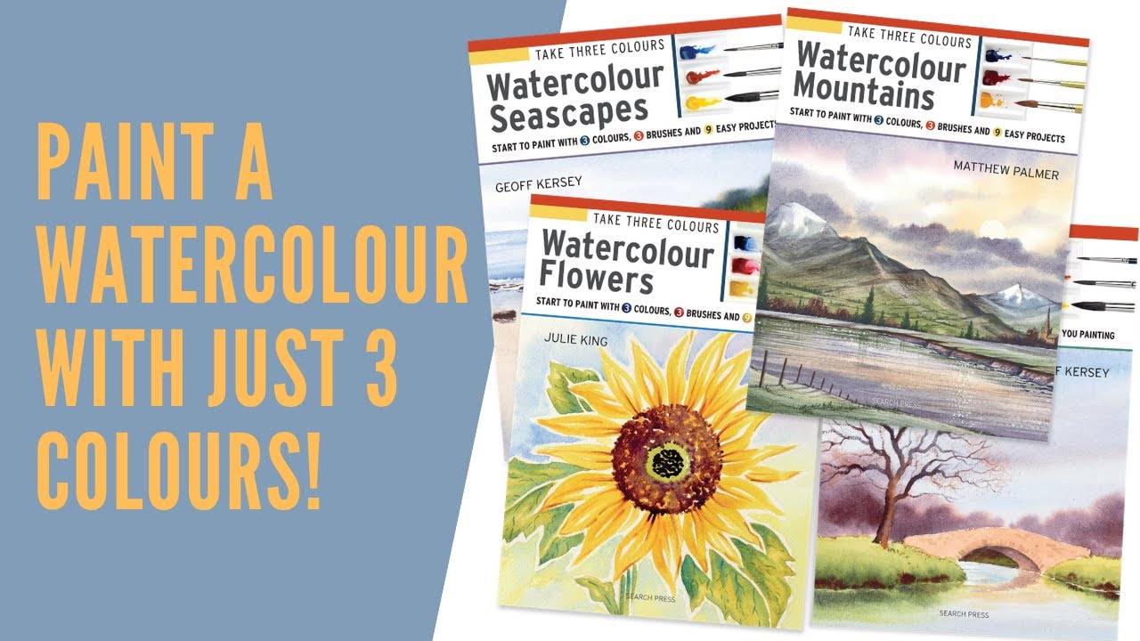 Paint a Watercolour with 3 Colours - YouTube