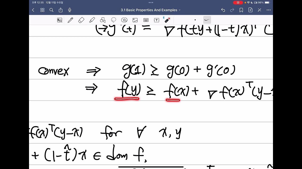 [Convex Optimization] #014 Examples of Convex functions - YouTube