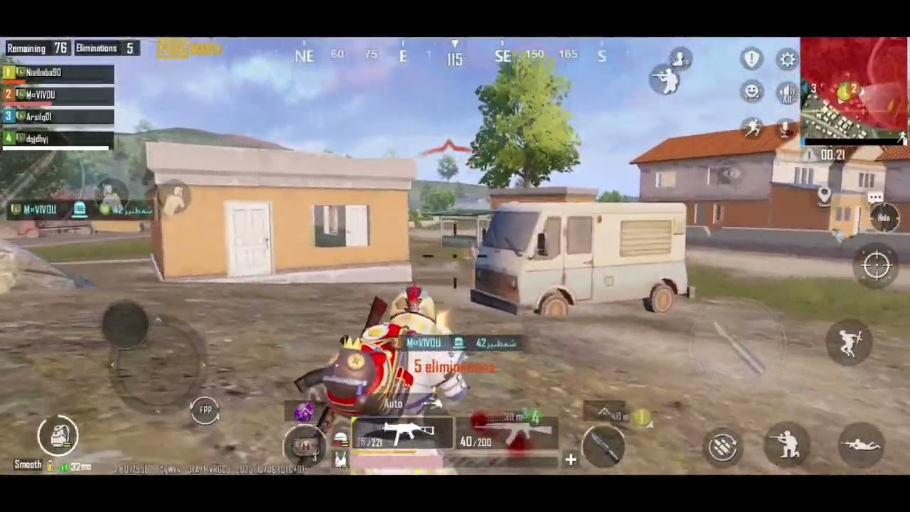 M¥VIVOU fearless game play pochinki 21 kills - YouTube